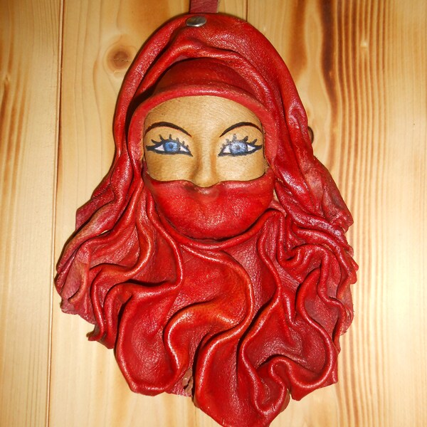 Molded Leather Mask - Etsy