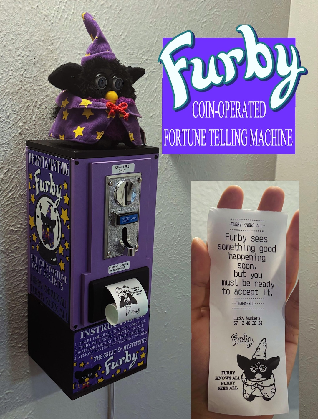 Physical Mailed Fortune From the Great & Mystical Furby Fortune Teller ...