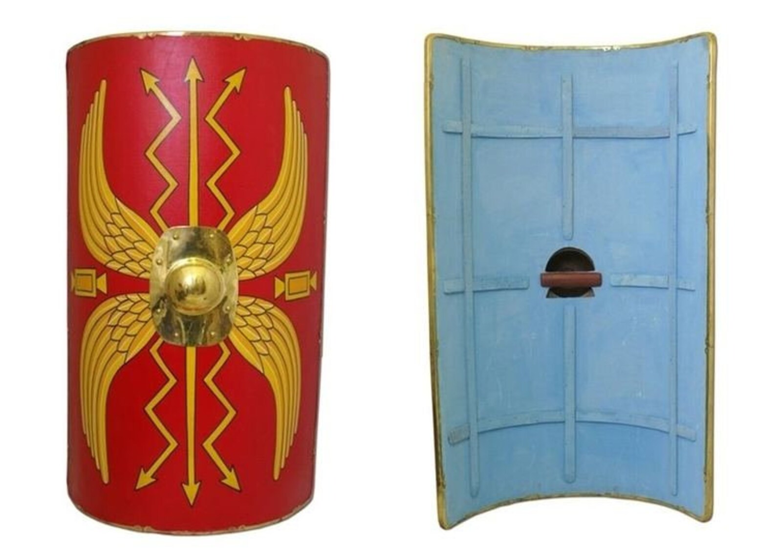 Medieval Roman Armour Scutum Legionary Shield Brass Lined | Etsy