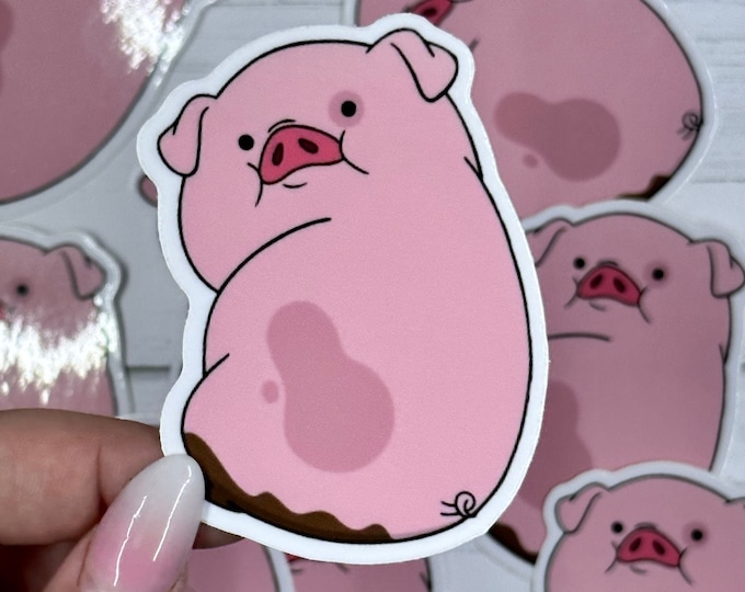 Gravity Falls Waddles Sticker, Gravity Falls, Dipper, Mabel, Waddles ...
