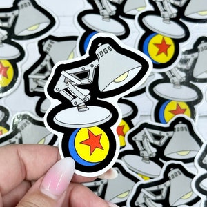 Pixar Lamp Sticker, Pixar Logo Sticker, Pixar, Pixar Ball, Disney ...