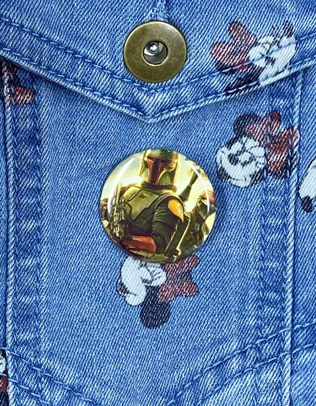 Book of Boba Poster Button, Fennec, Boba, Mandalorian Star Wars Button ...