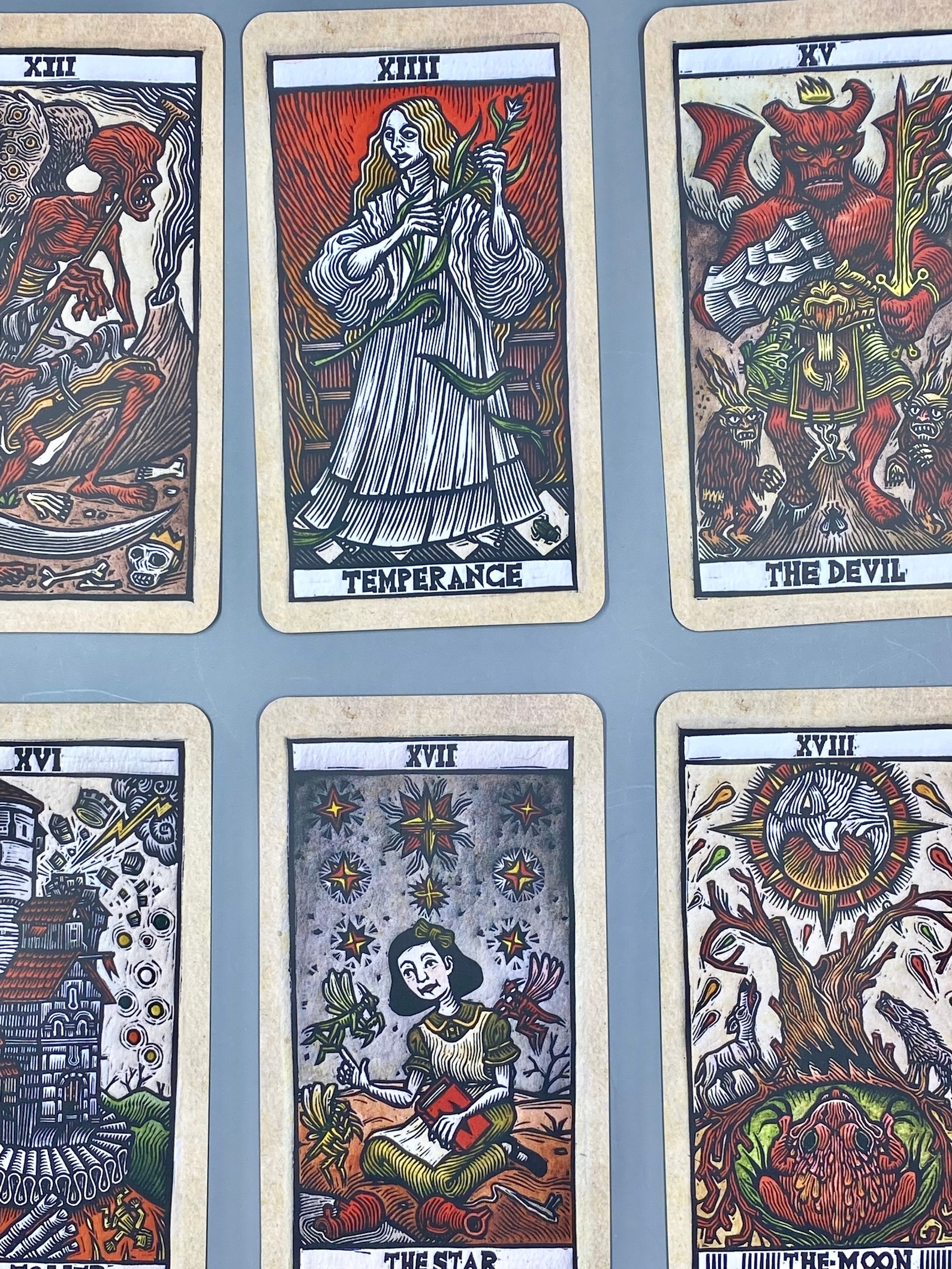 Intuitively Chosen Del Toro Tarot Card Book Mark, Del Toro Tarot, Book ...