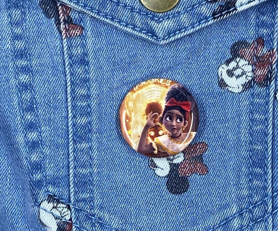 Encanto Dolores Button, Encanto Button, Encanto, Bruno, Disney Button ...