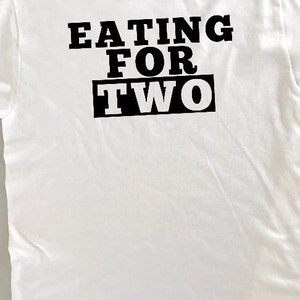 Eating for Two, Drinking for Two, Matching, Maternity Shirts, Mom and ...