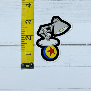 Pixar Lamp Sticker, Pixar Logo Sticker, Pixar, Pixar Ball, Disney ...