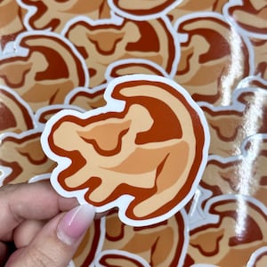 Lion King Simba Symbol, Lion King Symbol, Disney Lion King Sticker ...