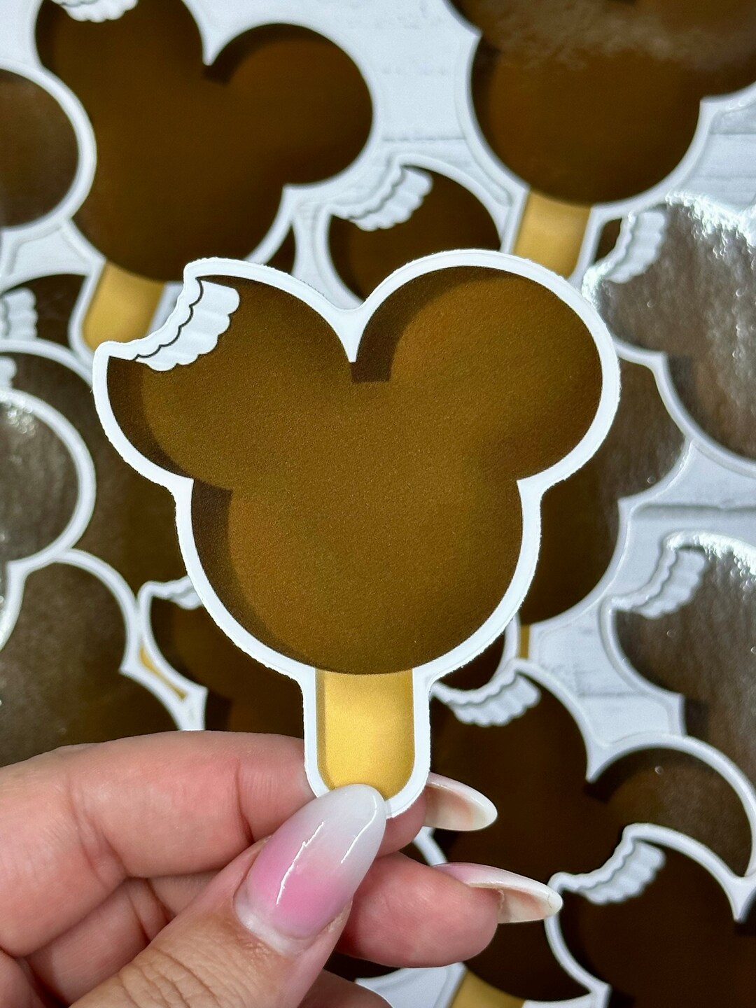 Disneyland Mickey Bar Sticker, Mickey Ice Cream Sticker, Mickey Bar ...