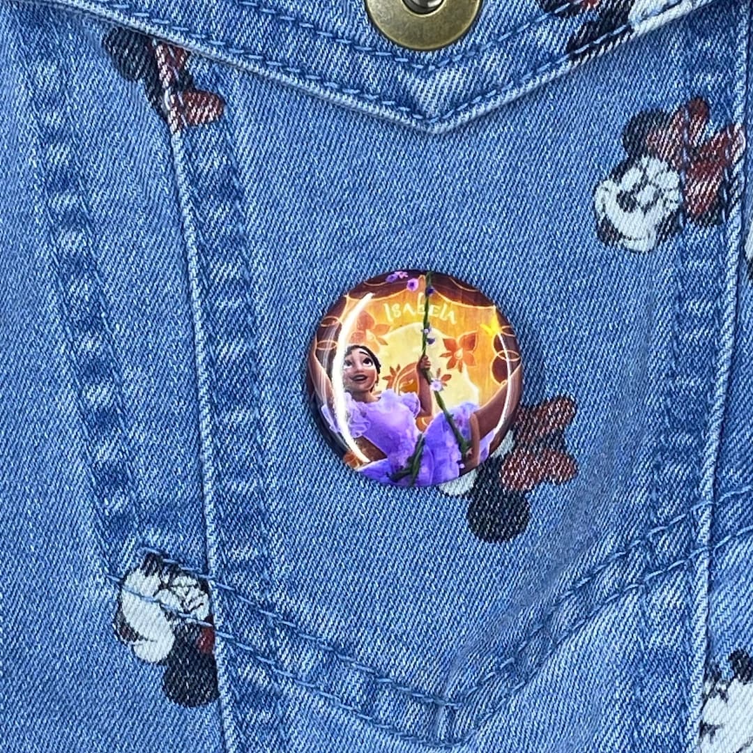 Encanto Isabela Button, Encanto Button, Encanto, Bruno, Disney Button ...