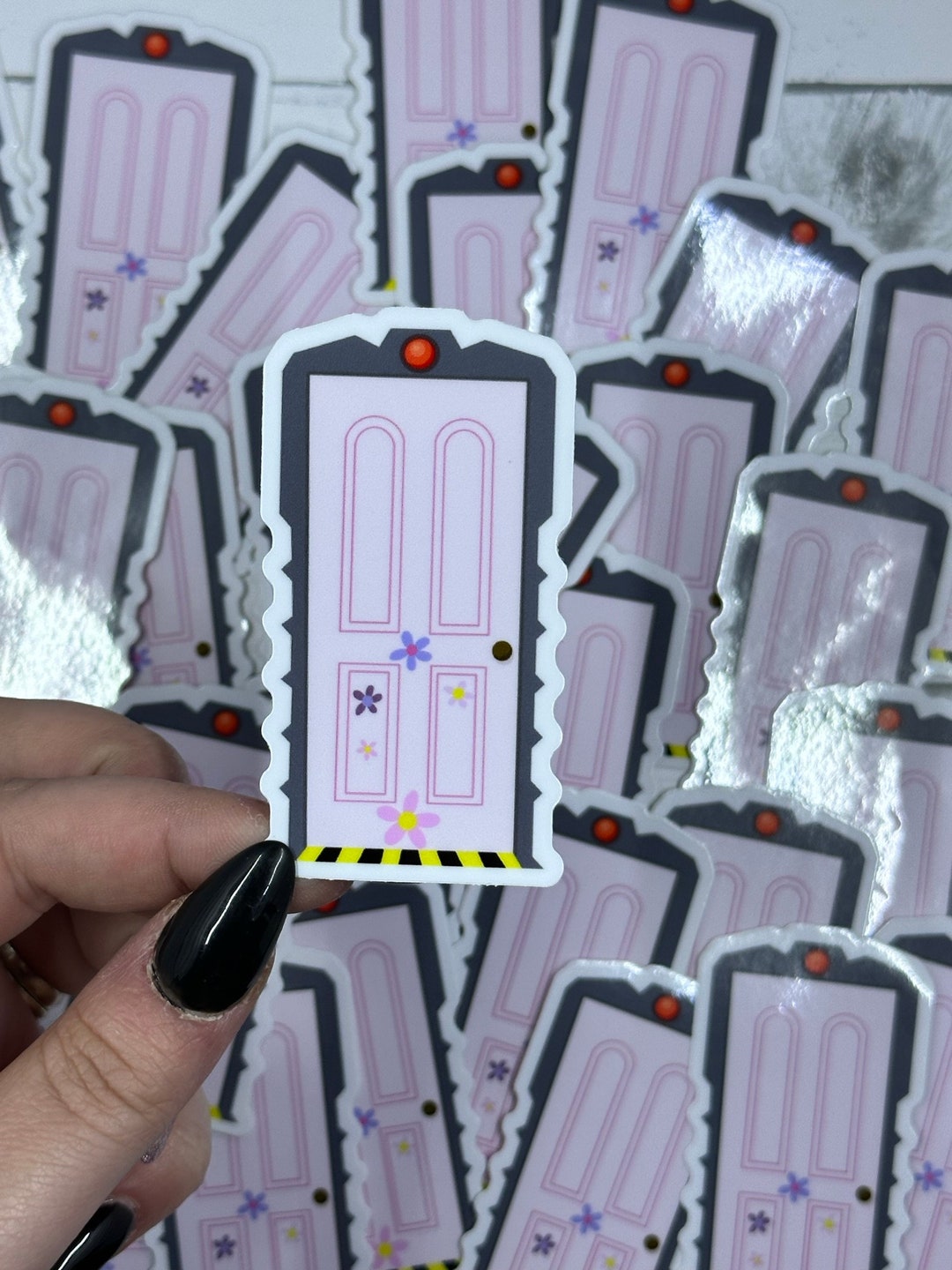 Pixar Monster Inc Boo's Door Sticker, Monster's Inc Sticker, MU Alumni ...