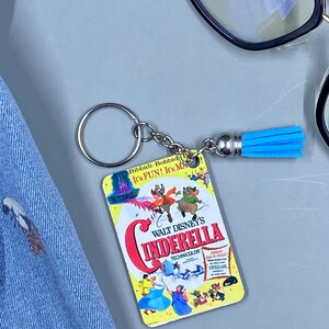 Classic Disney Cinderella Poster Keychain, Cinderella Poster ...