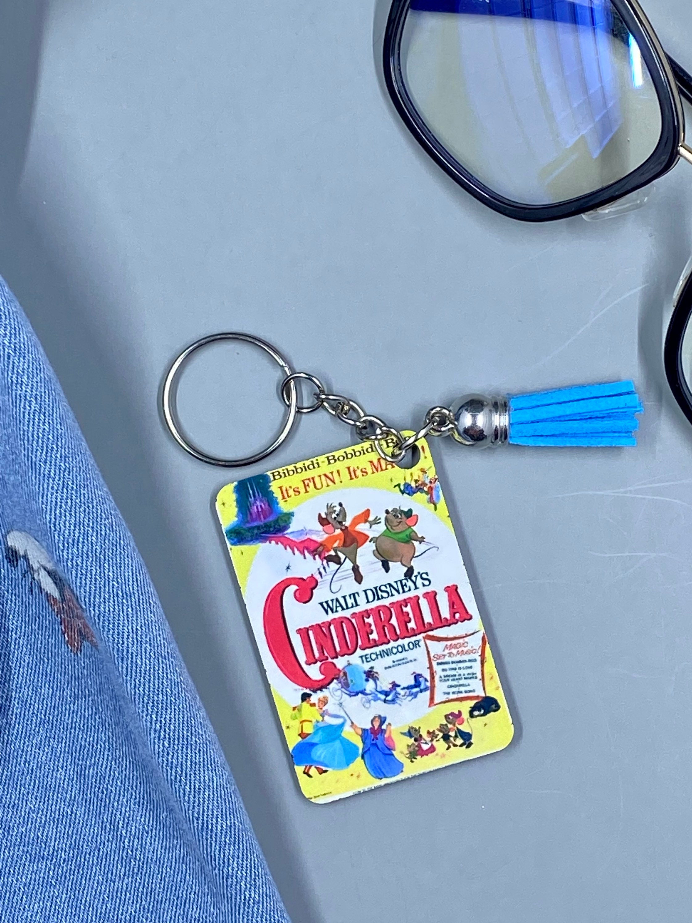 Classic Disney Cinderella Poster Keychain Cinderella Poster - Etsy