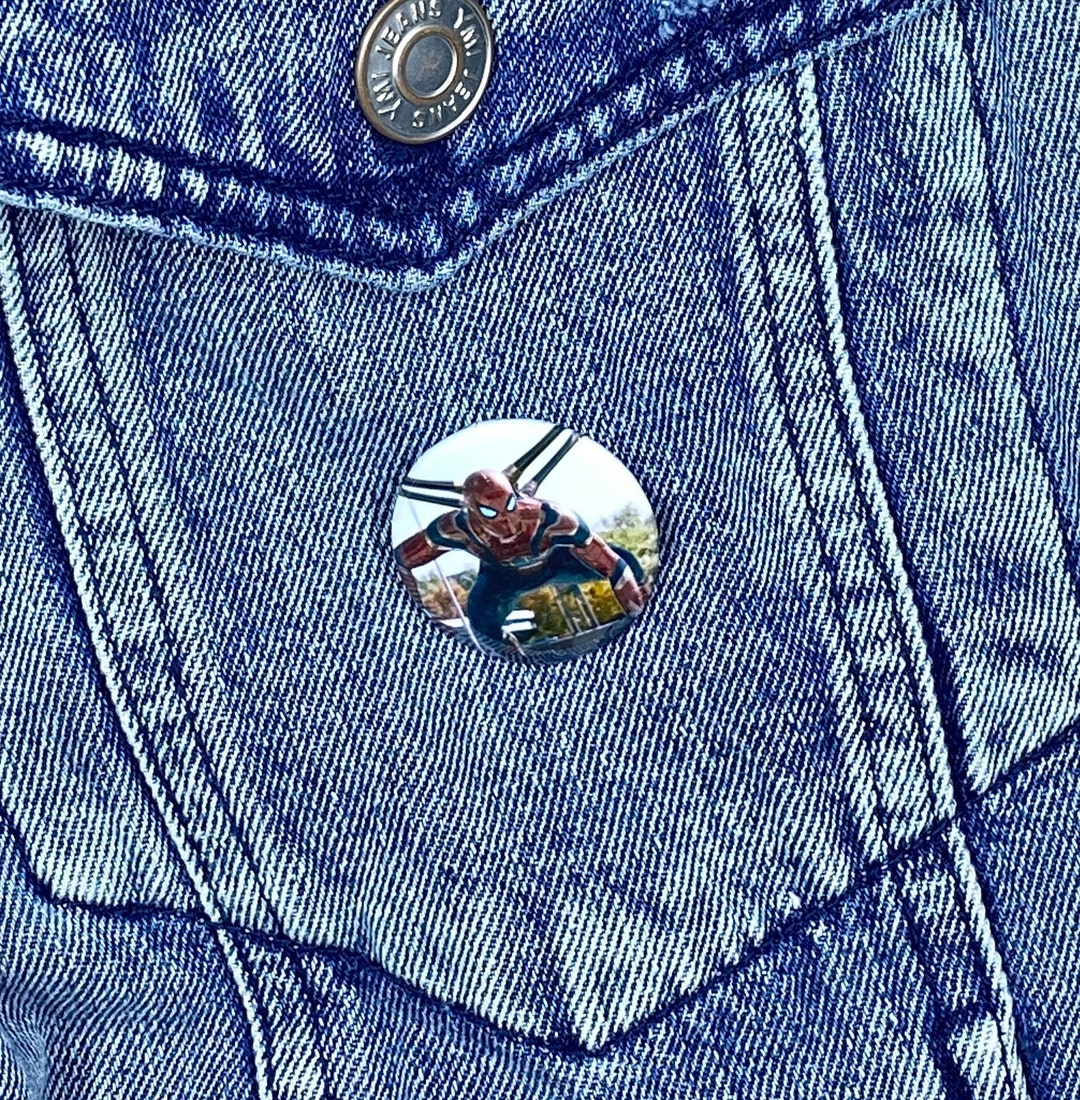 Spider-man Iron Spider Pin, Spider-man Button, No Way Home Button ...