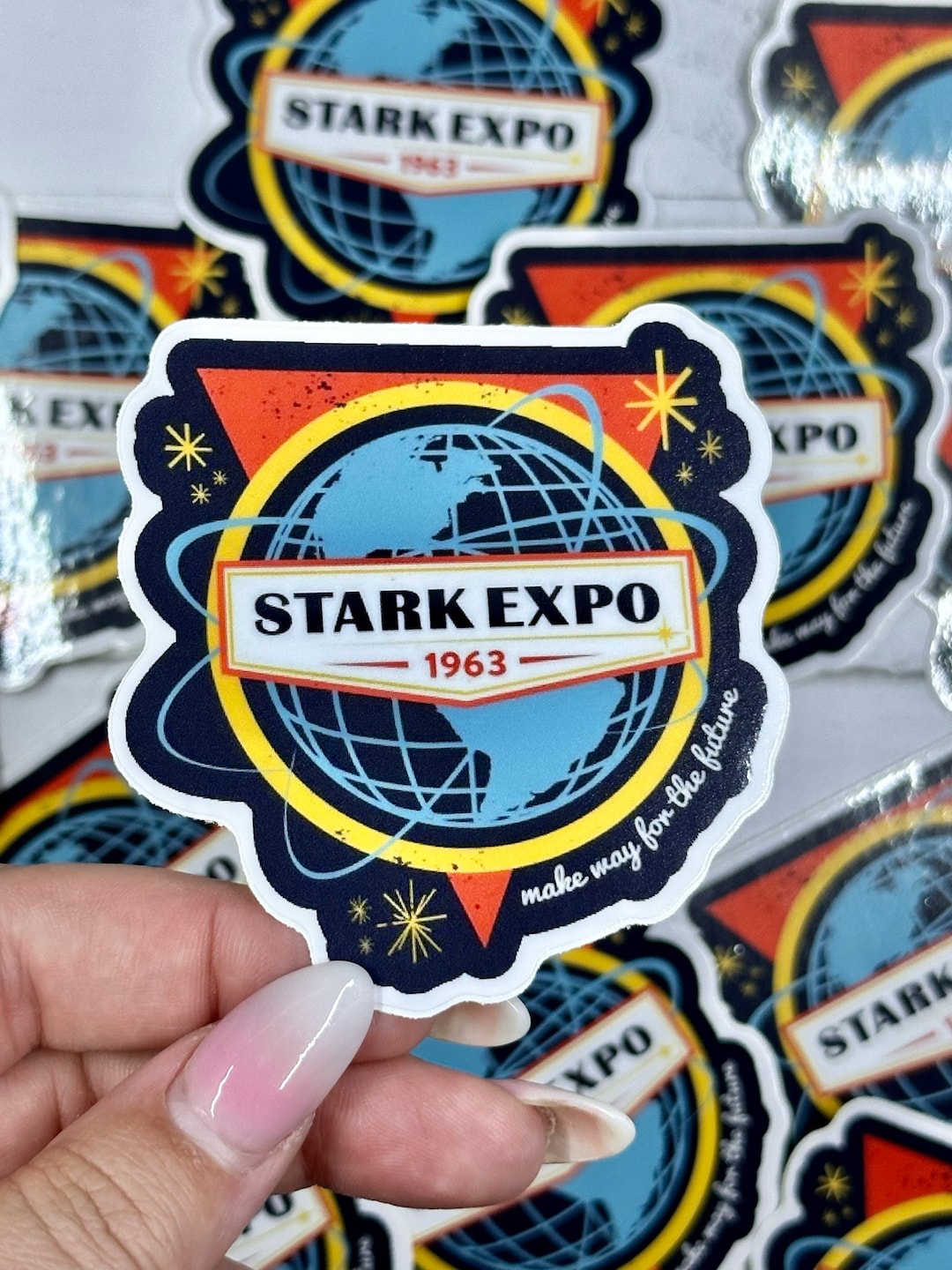 Vintage Stark Expo Sticker, Stark Expo, Sticker, Marvel Sticker, Super ...