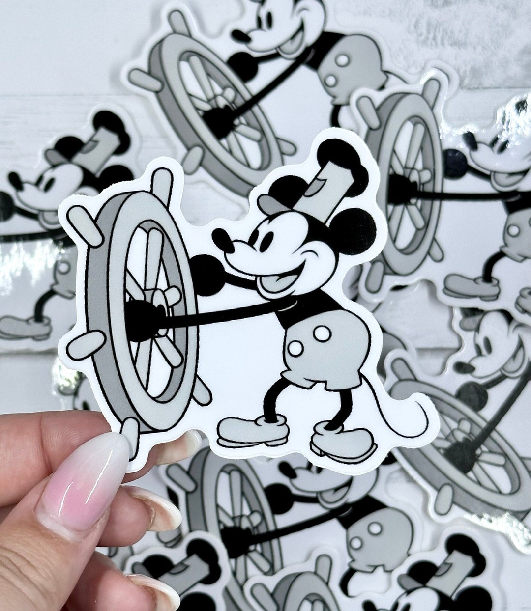 Steamboat Willie Sticker, Mickey Mouse Sticker, Mickey Sticker ...