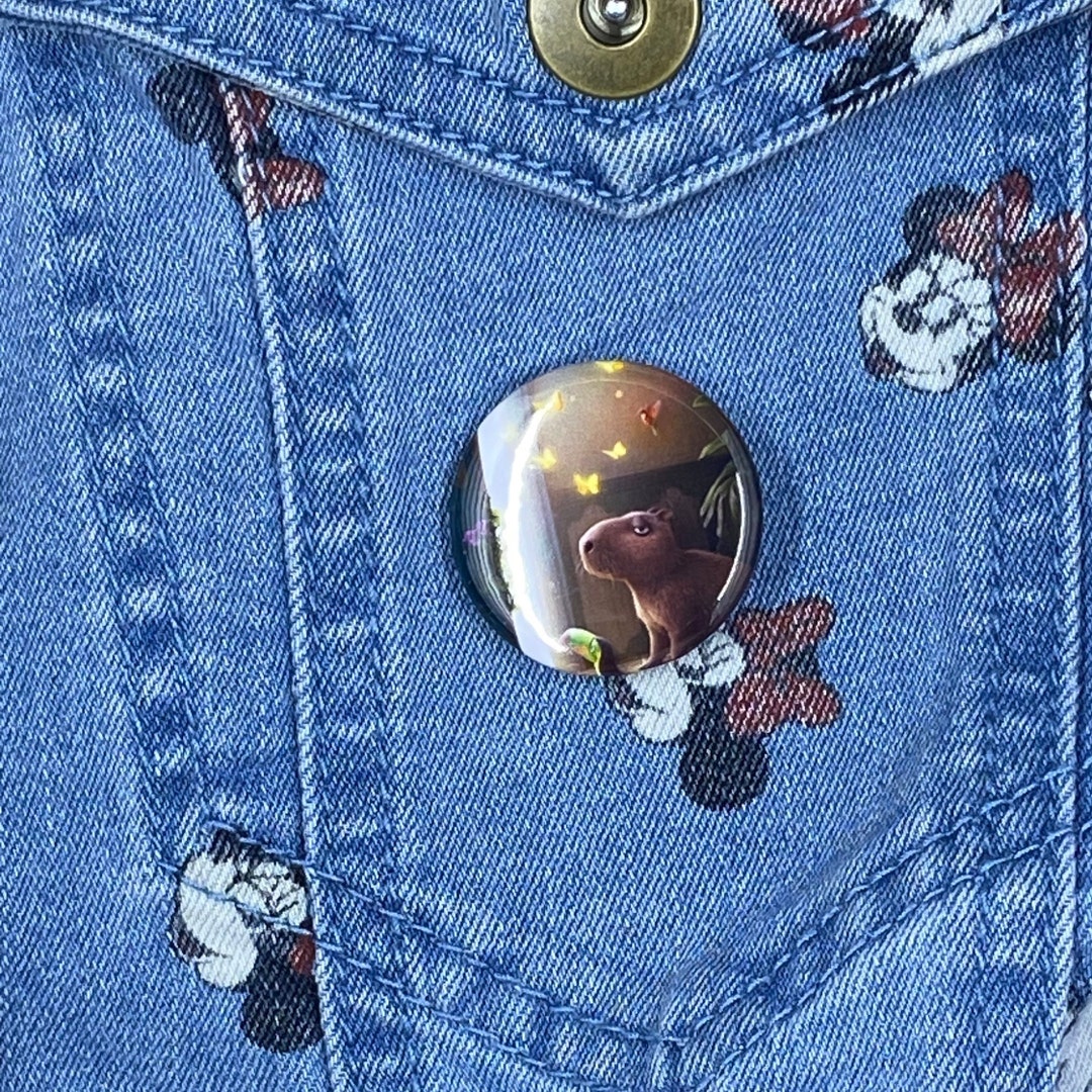 Encanto Capybara Button Encanto Button Encanto Bruno - Etsy
