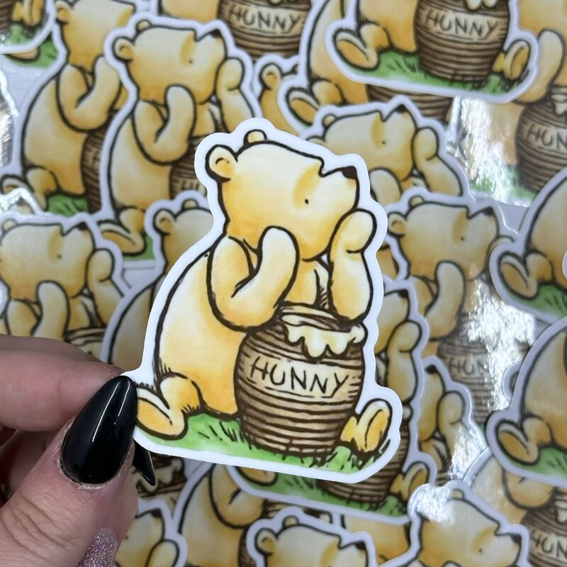 Winnie the Pooh Sticker - Etsy