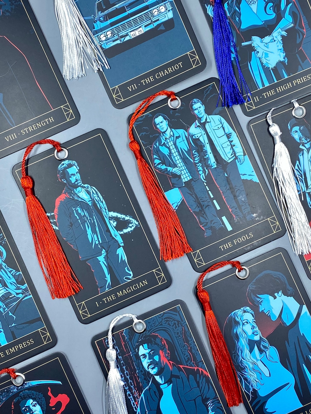 Intuitively Chosen Supernatural Tarot Card Book Mark, Supernatural ...