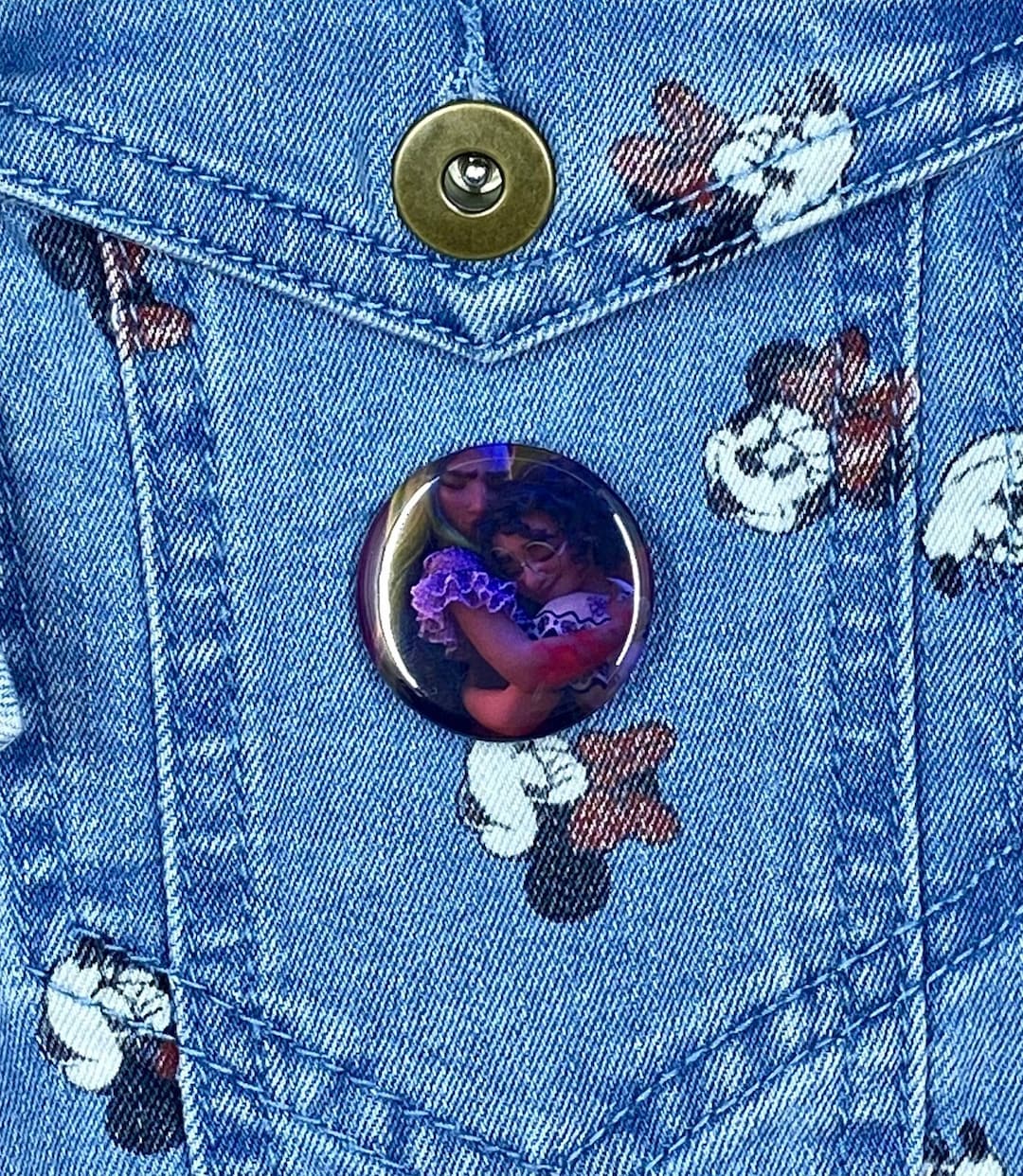 Encanto Mirabel and Isabela Hug Button, Encanto Button, Encanto, Bruno ...
