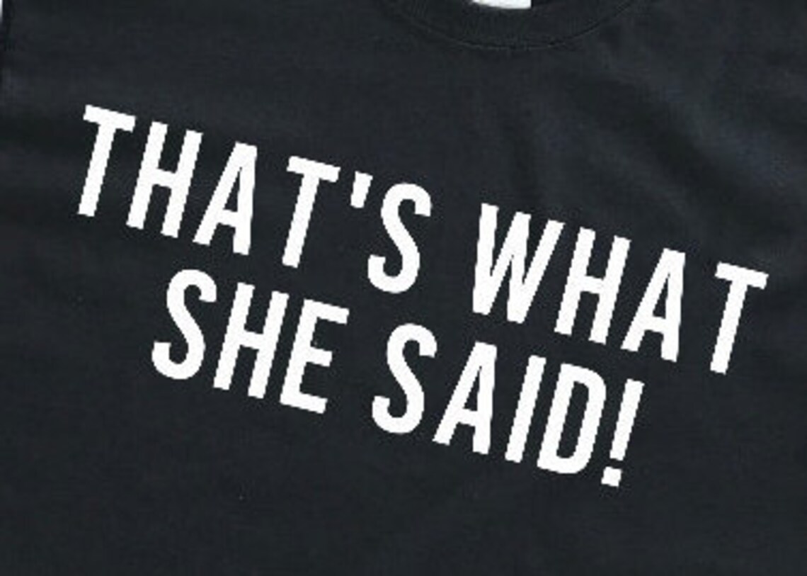 That's What She Said Funny Engagement Shirts Matching | Etsy