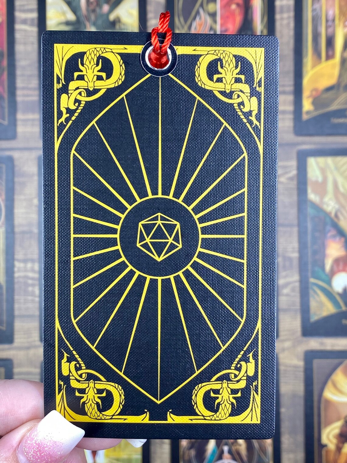 Intuitively Chosen Dungeons and Dragons Bookmark DND - Etsy