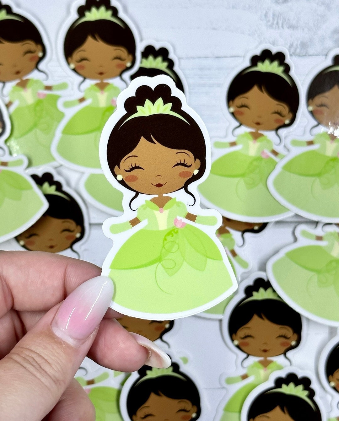 Chibi Tiana Sticker, Disney Tiana, Princess and the Frog, Princess ...