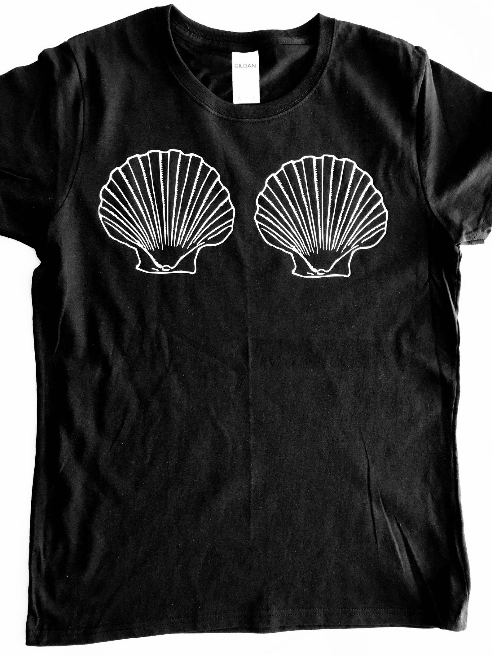 Sea Shell Bra Shirt Little Mermaid Ariel Shell Bra Summer | Etsy