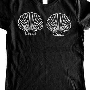 Sea Shell Bra Shirt, Little Mermaid, Ariel Shell Bra, Summer Beach ...