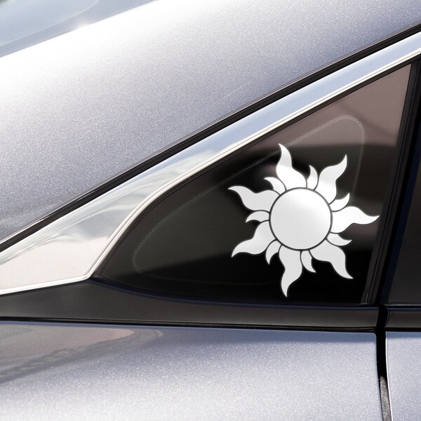 Tangled Sun Sticker - Etsy