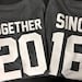 Custom Together Since Matching Couple Shirts, Anniversary Gifts ...