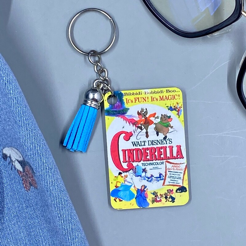 Cinderella Key Chain - Etsy