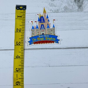 Vintage Disney World Magic Kingdom Sticker, Disney World, Disney ...
