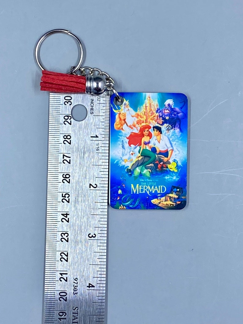 Classic Disney Little Mermaid Poster Keychain Little Mermaid | Etsy