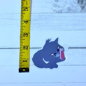 Yzma Cat Poison Sticker, Emperor's New Groove Sticker, Yzma Poison ...