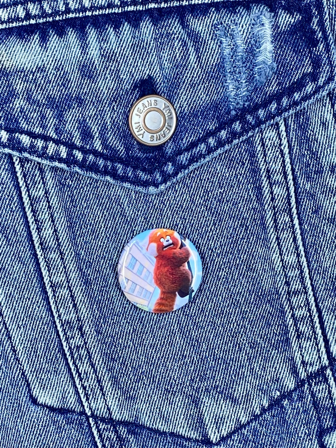 Turning Red Panda Button, Mei Button, Pixar Button, Mei Lee, Red Panda ...