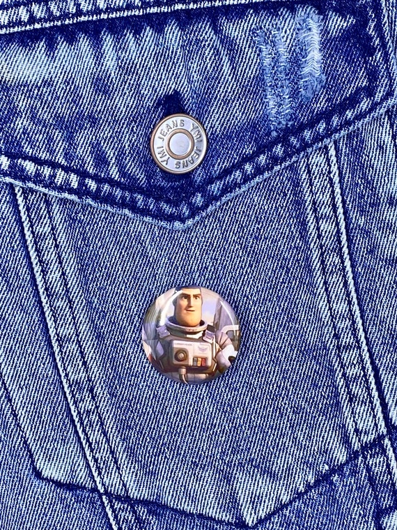 Lightyear Button Buzz Lightyear Button Toy Story Button | Etsy