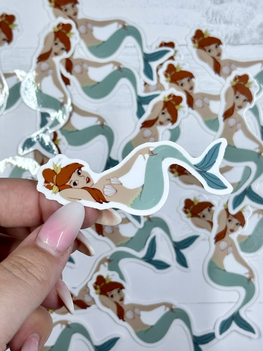 Peter Pan Mermaid Sticker, Mermaid Sticker, Peter Pan Sticker, Drown ...