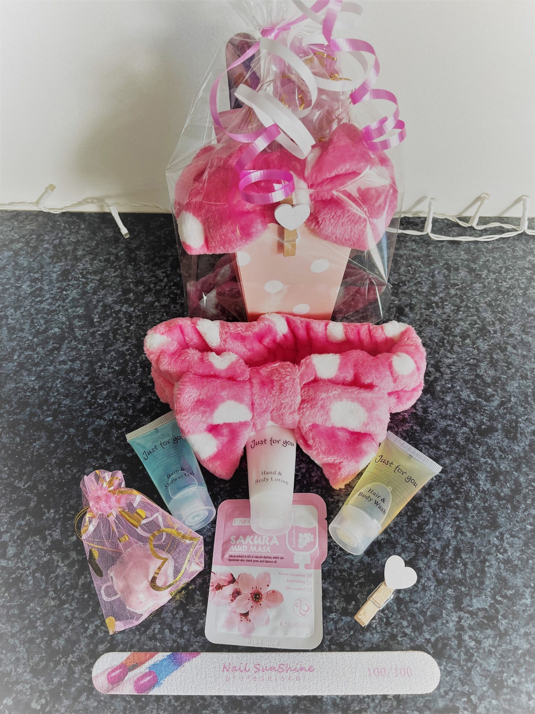 Self Care Pamper Hamper Ladies, Girls Beauty Gift Set, Xmas Stocking ...