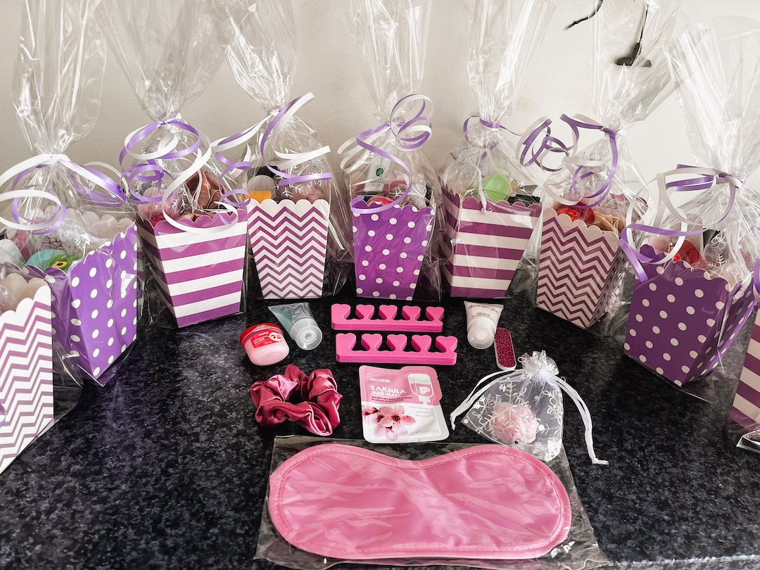 Pre-filled Girls Teens Pamper Party Boxes, Girls Filled Birthday Party ...