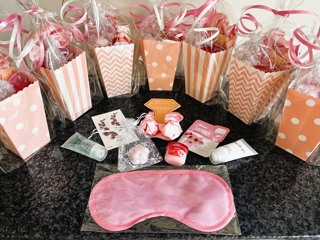 Pink Pamper Party Box: Pre-filled Sleepover Beauty Gift - Etsy