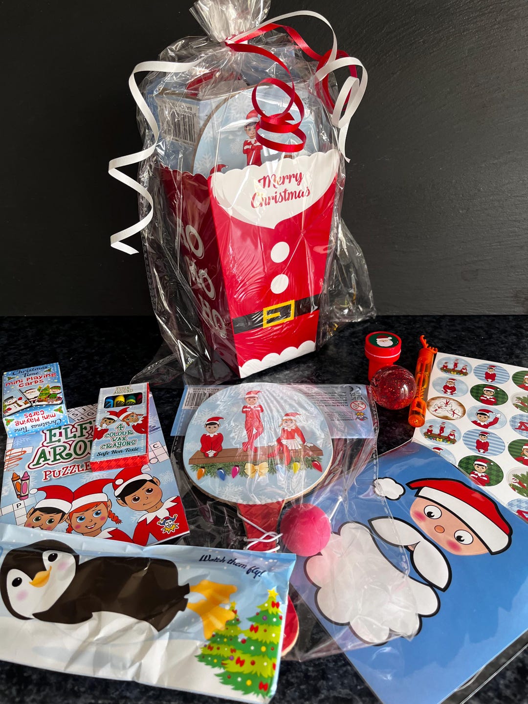 Large Christmas Party Box, Christmas Activity Kit, Kids Xmas Stocking ...