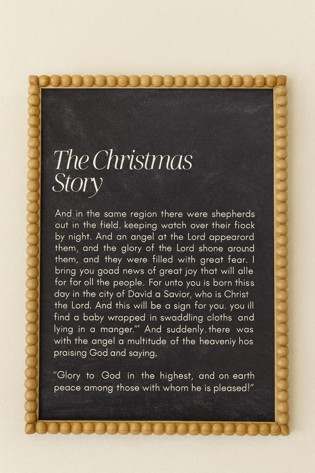 Christian Christmas Print | the Christmas Story | Digital Download - Etsy
