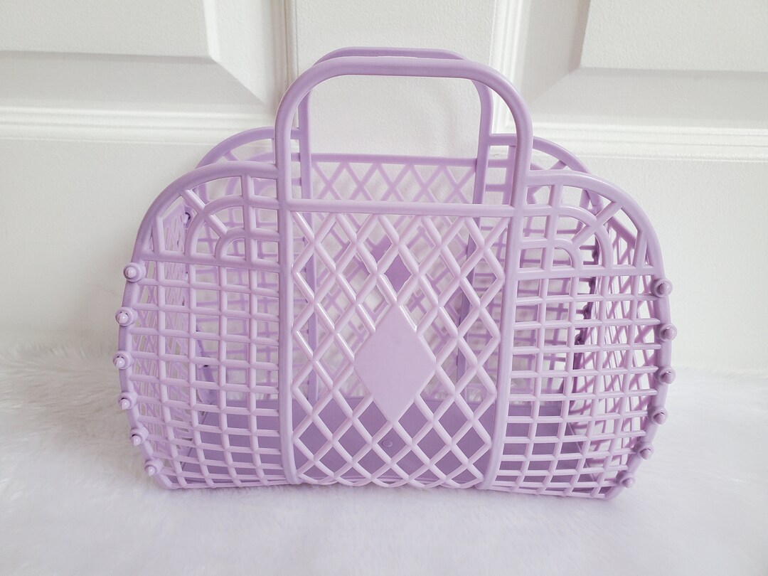 80s Retro Style Jelly Bag Purple - Etsy UK