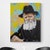 Rabbi Yoram Abargel Canvas Print, Realistic Rabbi Artwork, Jewish Wall ...