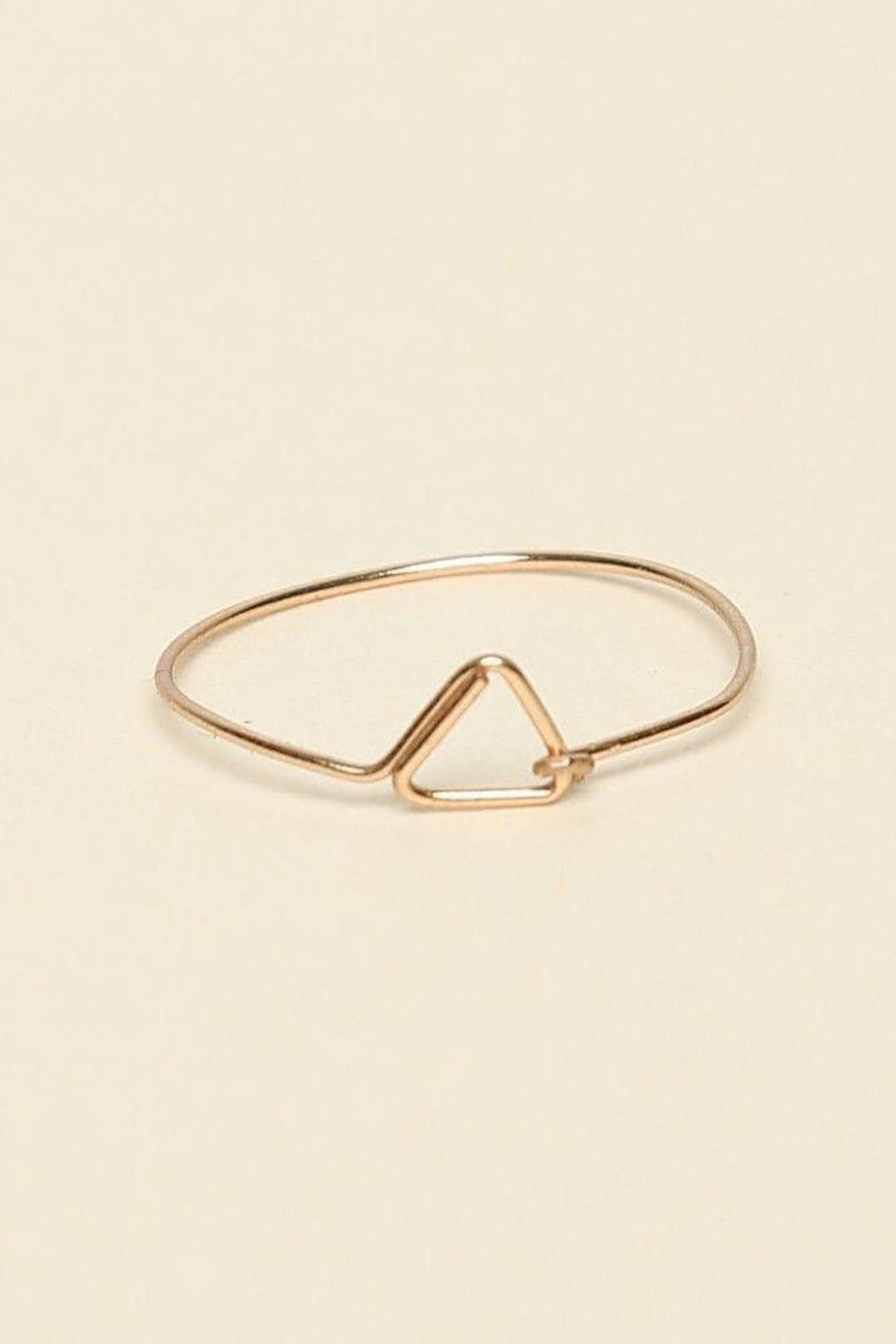 925 Sterling Silver Triangle Band Ring, Handicraft Sterling Silver Ring ...