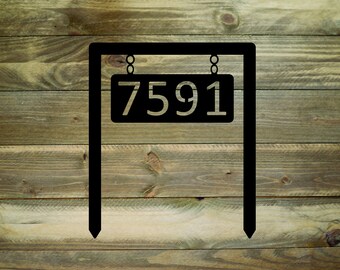 House Number Stake | Etsy