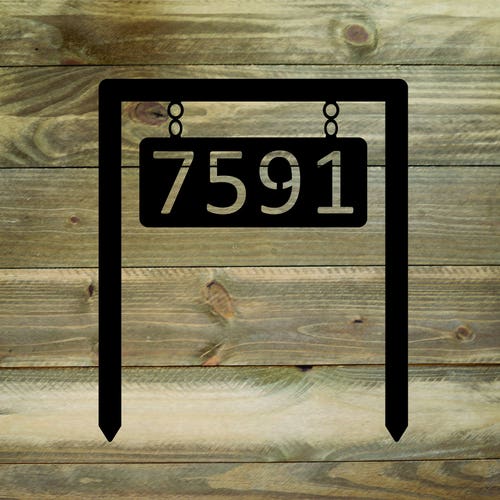 Custom Metal Fabricated Address Sign House Numbers Address - Etsy