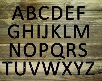 Individual Metal Letters - Etsy