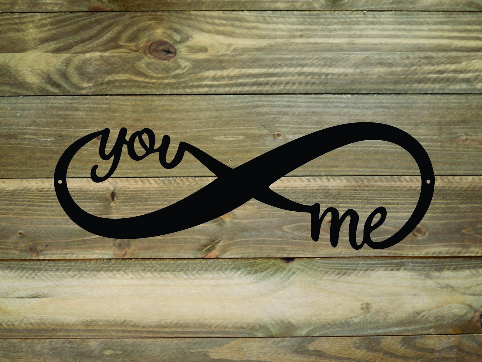Infinity You and Me Metal Sign / Infinity Love Wall Art / You | Etsy