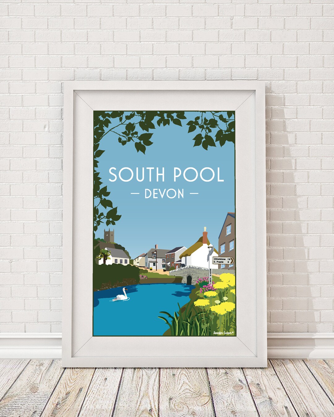 South Pool, Devon | Vintage/art Deco Style Design | Birthday/wedding ...